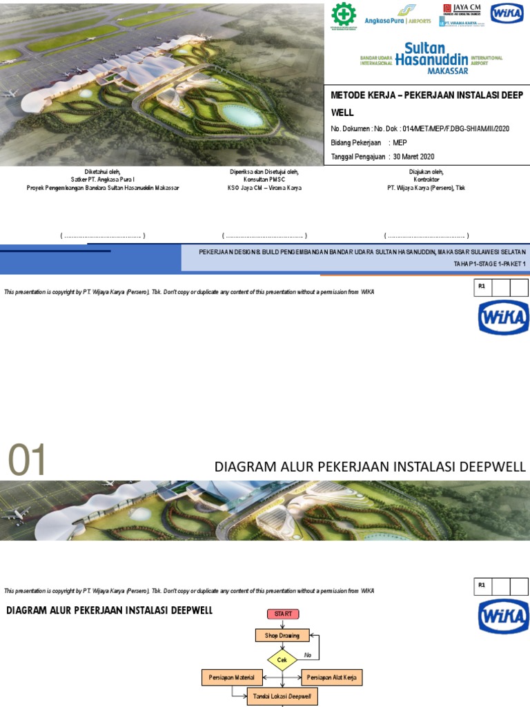 014-Metode Kerja Pekerjaan Instalasi Deep Well | PDF
