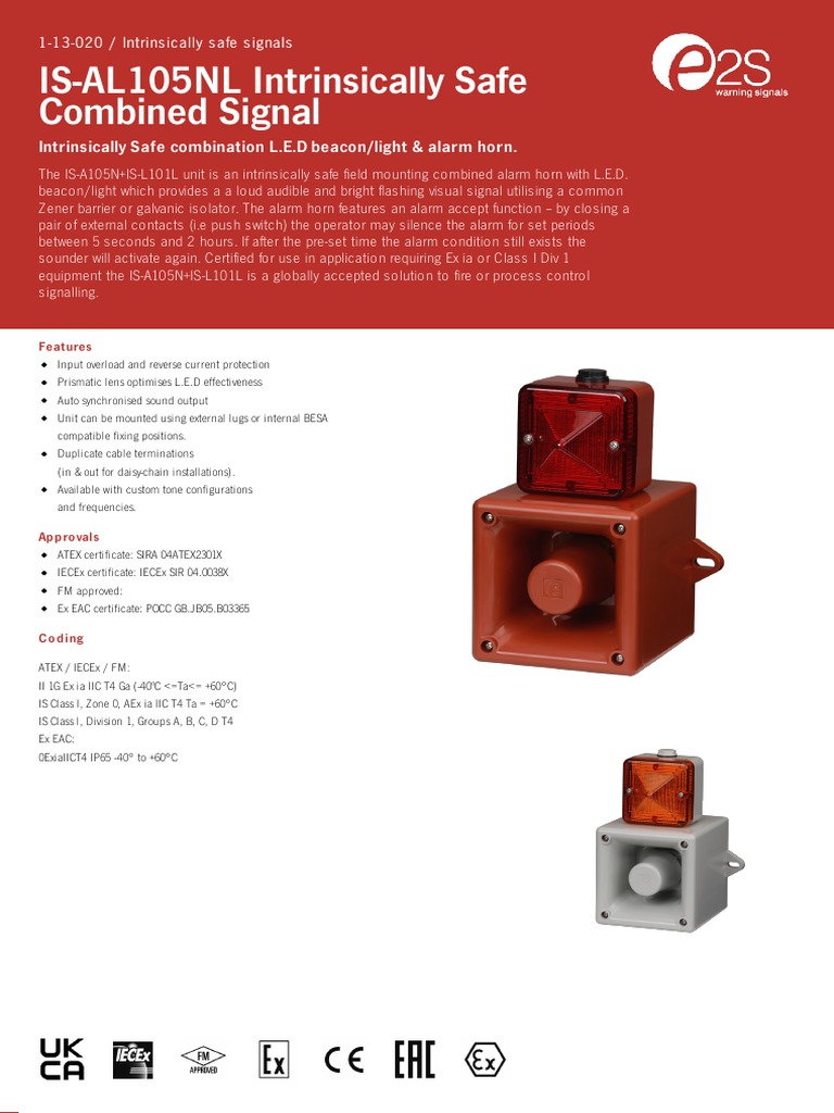 E2S - 1 13 020 Is A105n+is l101l - Datasheet | PDF | Electrical ...