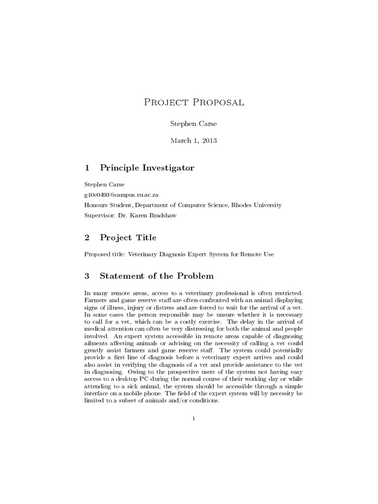 Project Proposal | PDF | Artificial Intelligence | Intelligence (AI ...