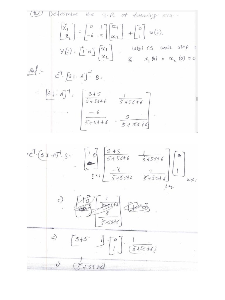 State Space Problems | PDF