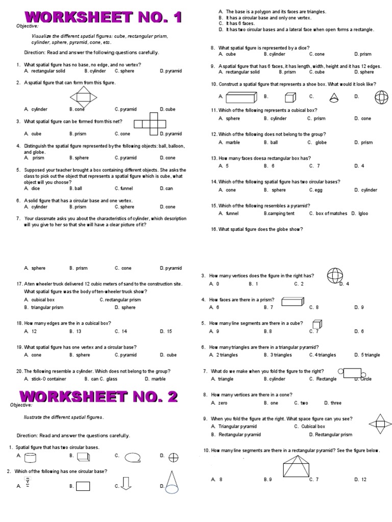 Worksheets in Mathematics 3rd Grading 2 | PDF | Area | Rectangle