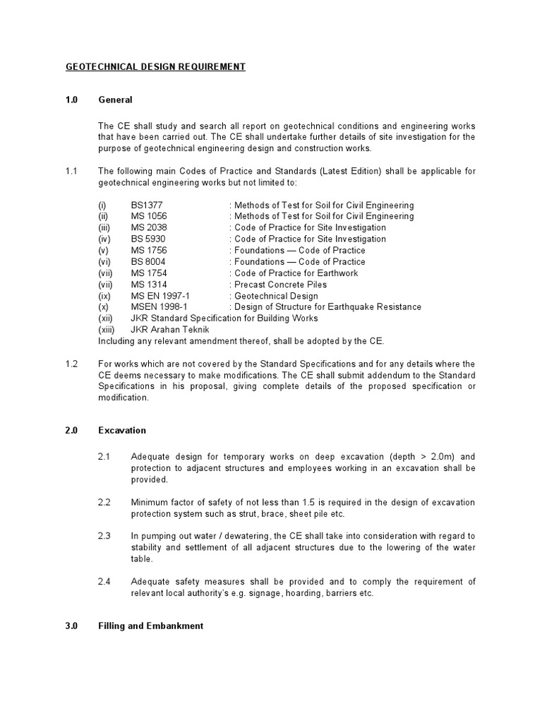 Metodology Geotechnical | PDF | Deep Foundation | Geotechnical Engineering