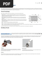 Hydraulic Fitting Thread Chart - Hydraulics Direct | PDF
