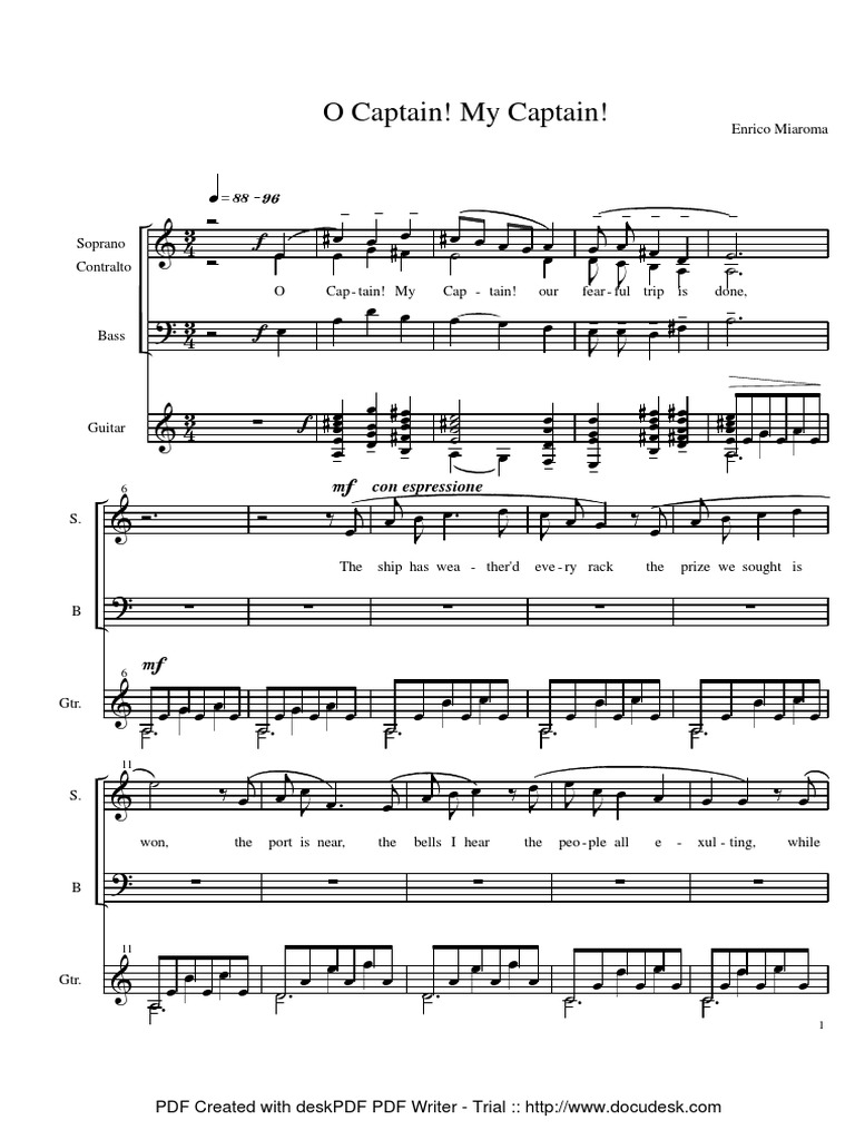 O Captain My Captain | PDF | Ships