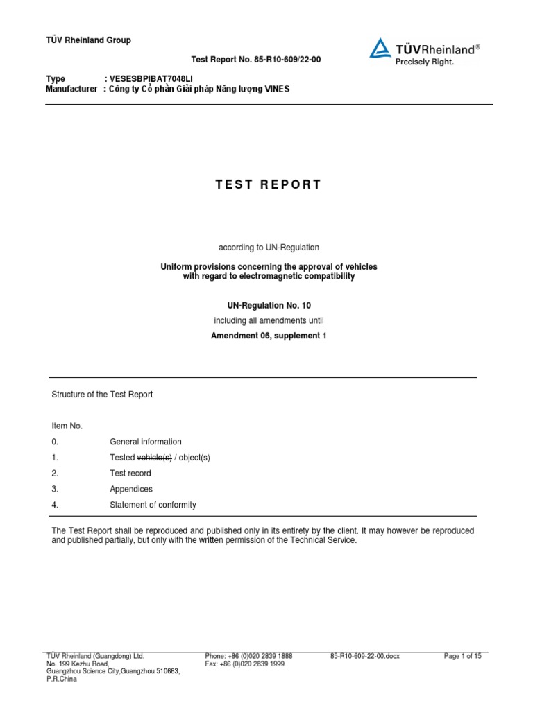 Test Report | Download Free PDF | Amplitude | Information And ...