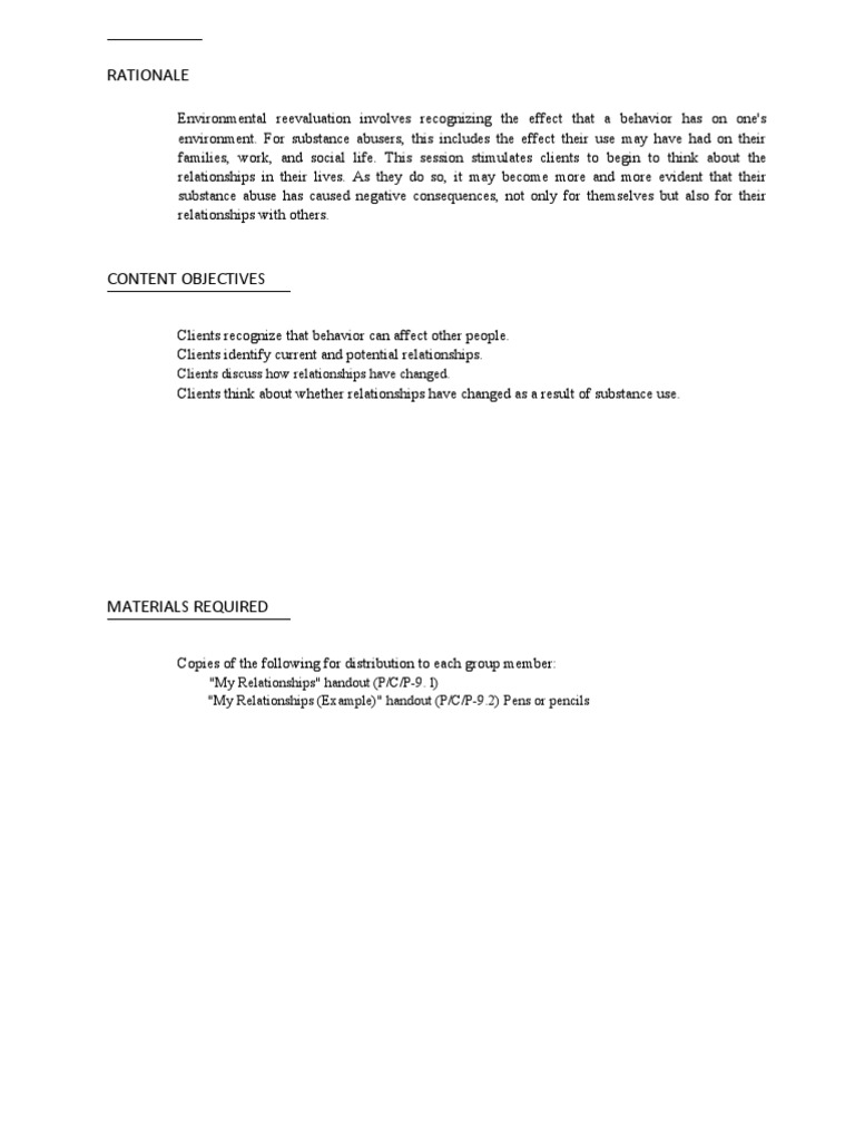 Relat-Eval | PDF | Thought | Psychology