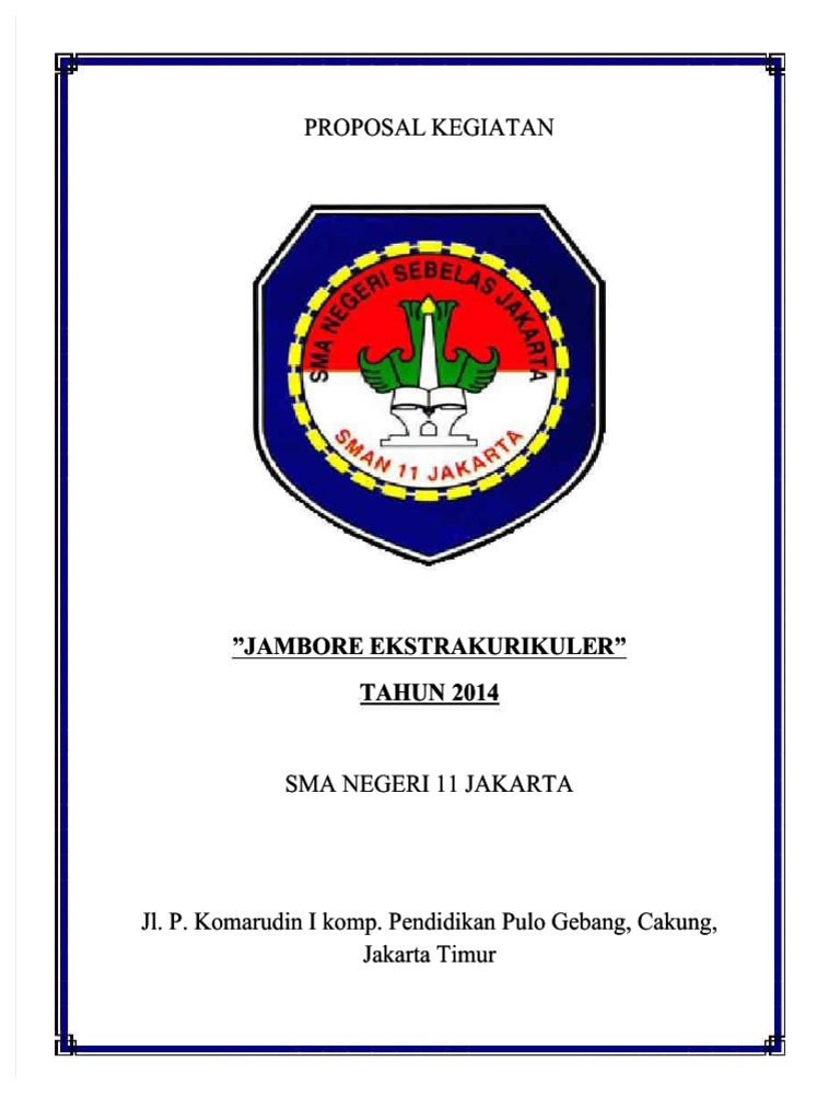 PDF 1 Proposal Jambore Ekskul Compress | PDF