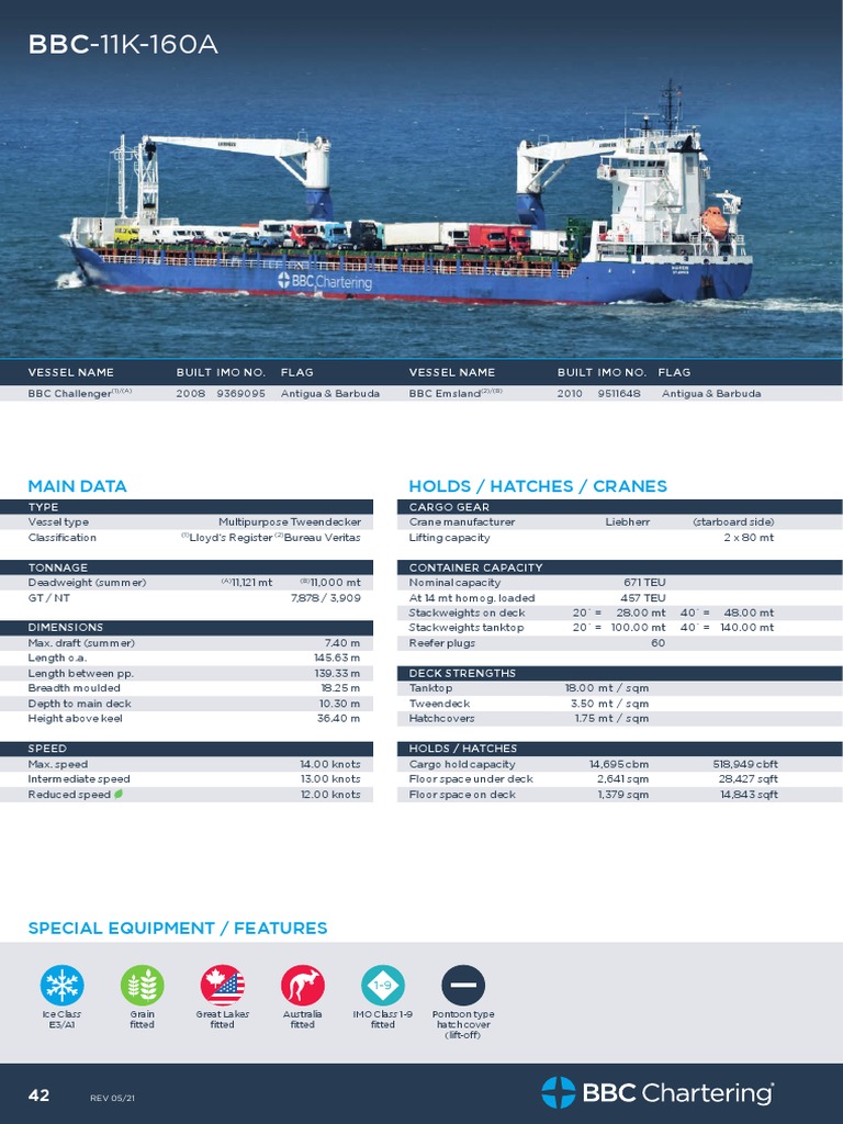 BBC 11K 160A BBC Challenger Type | PDF | Crane (Machine) | Tonnage