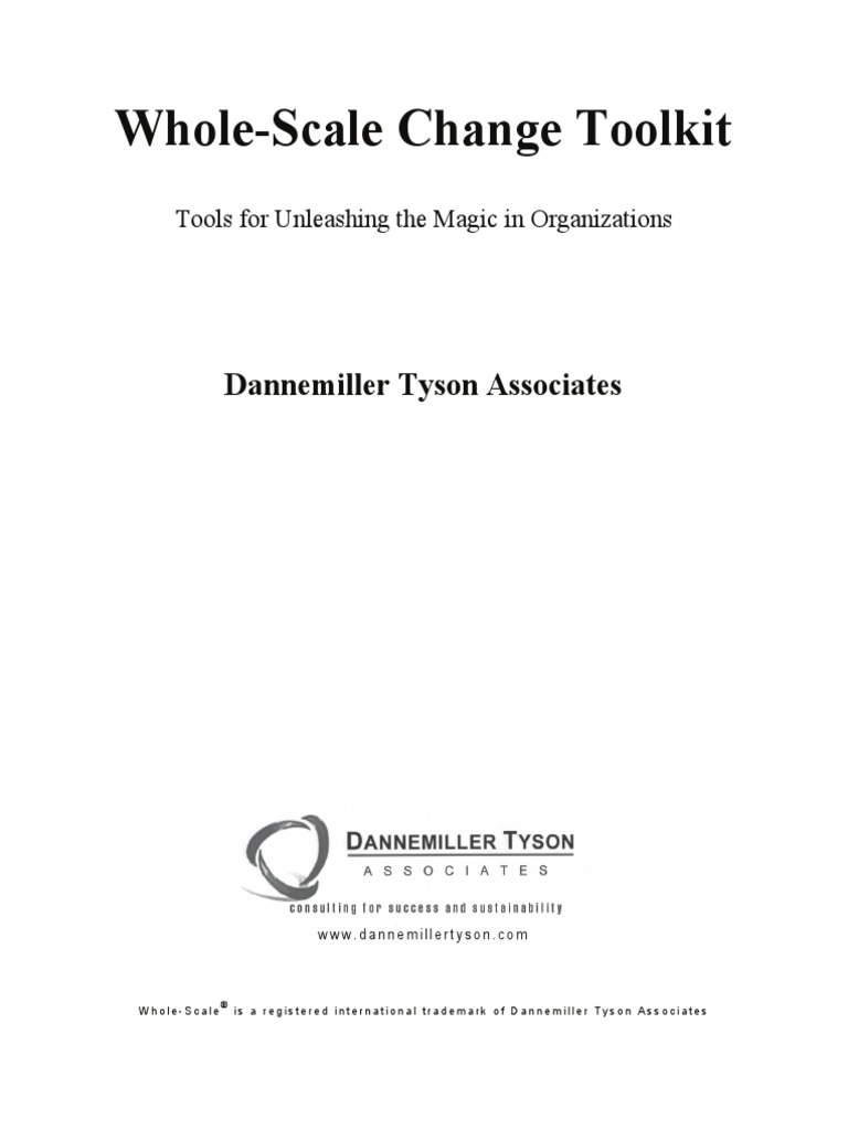 Whole Scale Toolkit | PDF | Paradigm | Knowledge