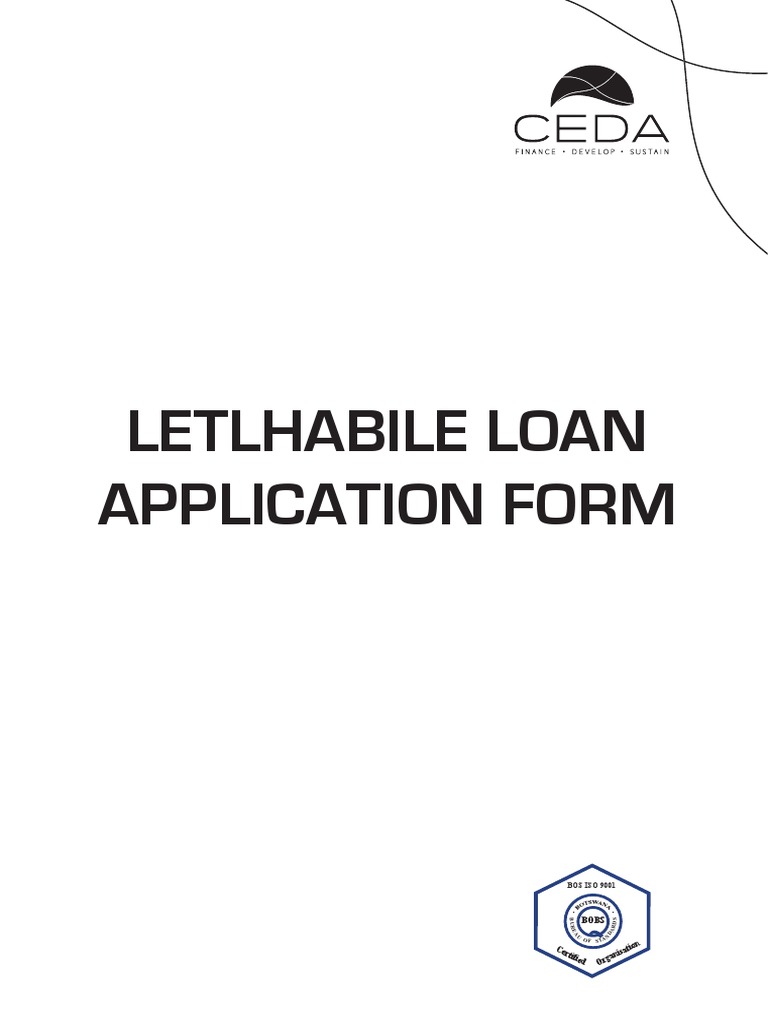 Letlhabile Loan Application Form | PDF | Banks | Loans