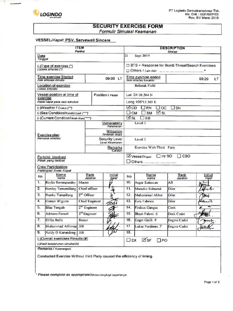 Security Drill | PDF