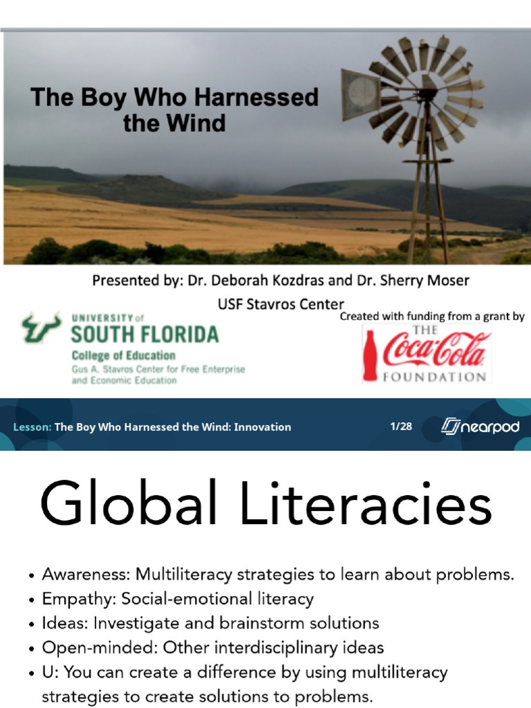 The Boy Who Harnessed The Wind Innovation | PDF | Invention | Learning
