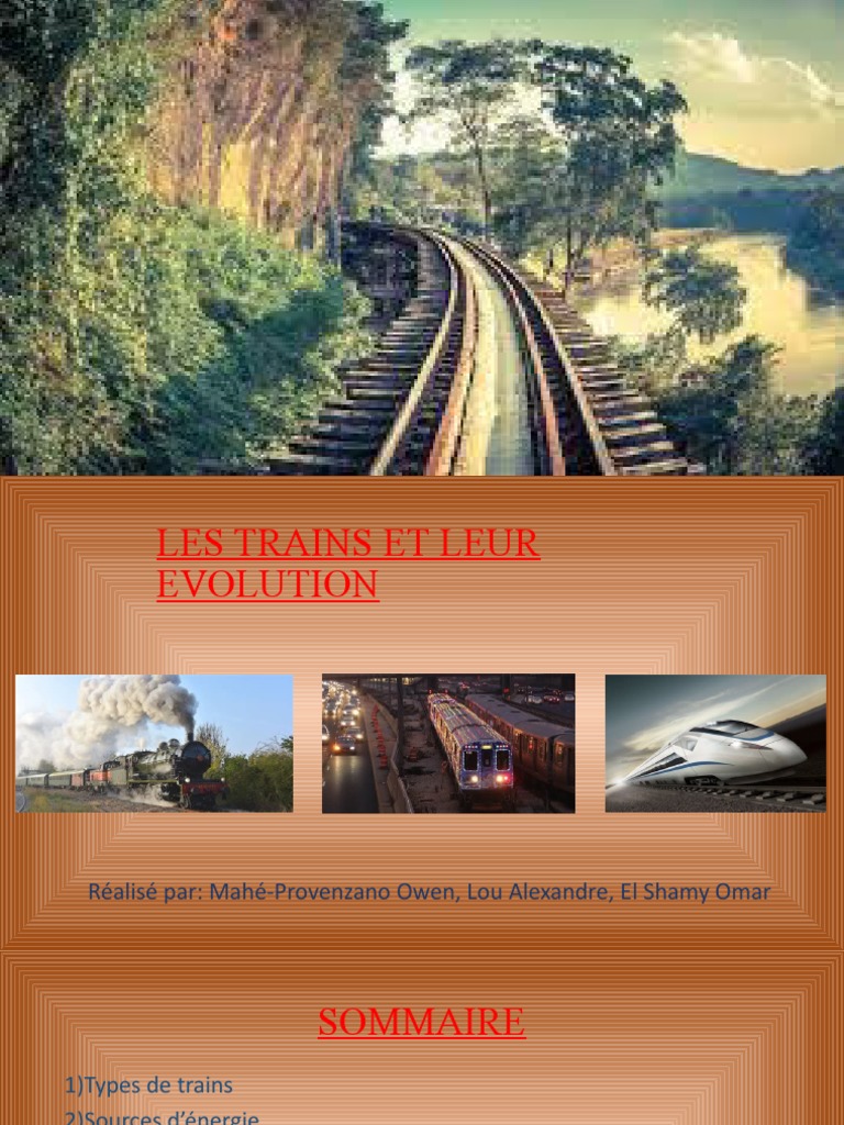 Évolution des Trains à Travers le Temps | PDF