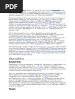Kheshig: Genghis Khan's Elite Guards | PDF | Mongol Peoples | Mongols