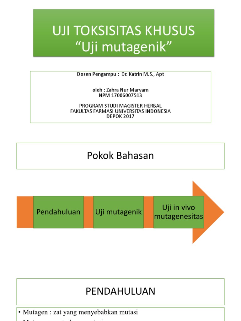 MUTAGENIK | PDF