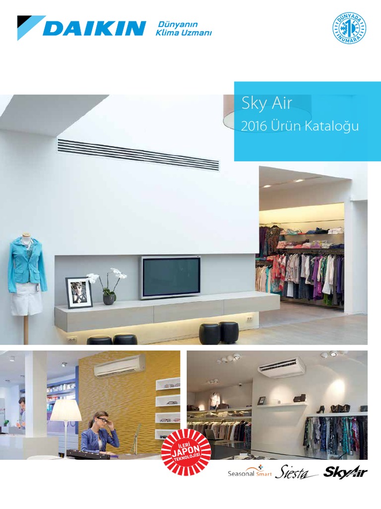 Daikin-Sky-Air-Katalogu Klima Split | PDF