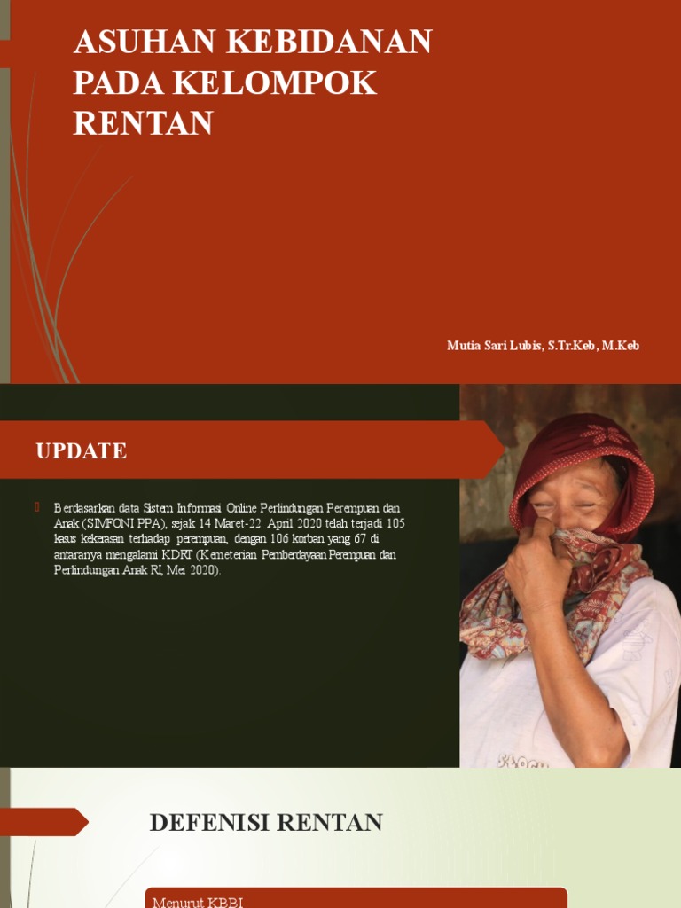 Askeb Perempuan Dan Anak Kondisi Rentan | PDF