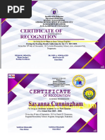 1ST Quarter Recognition | PDF