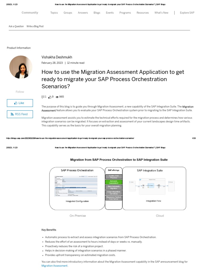 How To Use The Migration Assessment Application To Get Ready To Migrate ...