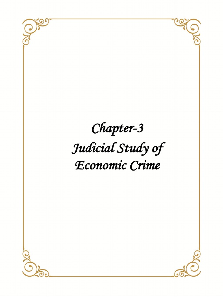 Judicial Study of Economic Crimes | PDF | Enron | Business