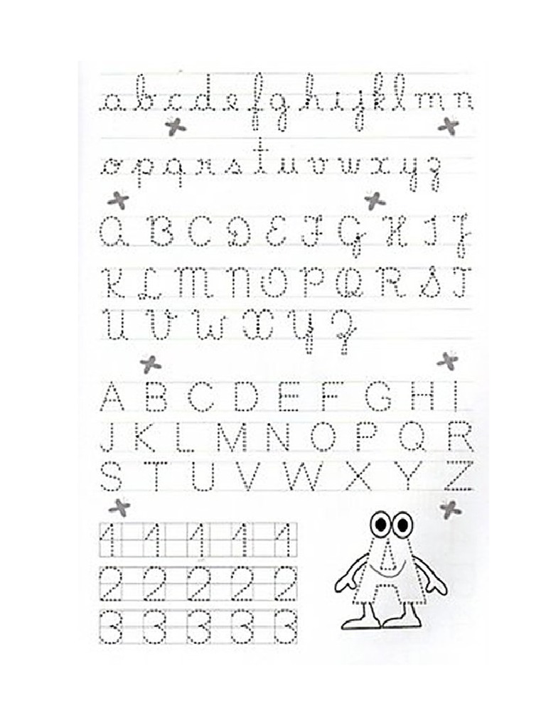 Atividade de Cobrir Alfabeto | PDF