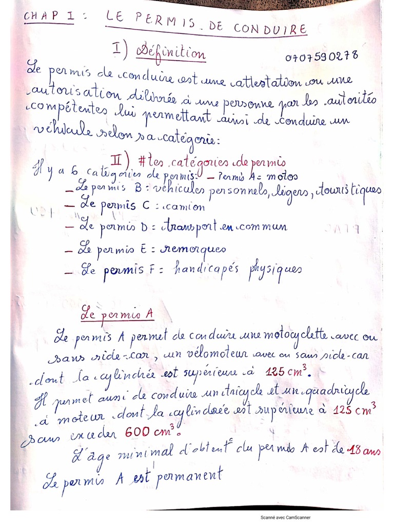 Cours Conduite | PDF