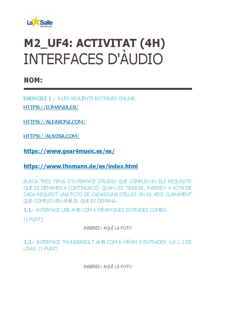 m2 Uf4 Activitat 1 Interfaces | PDF