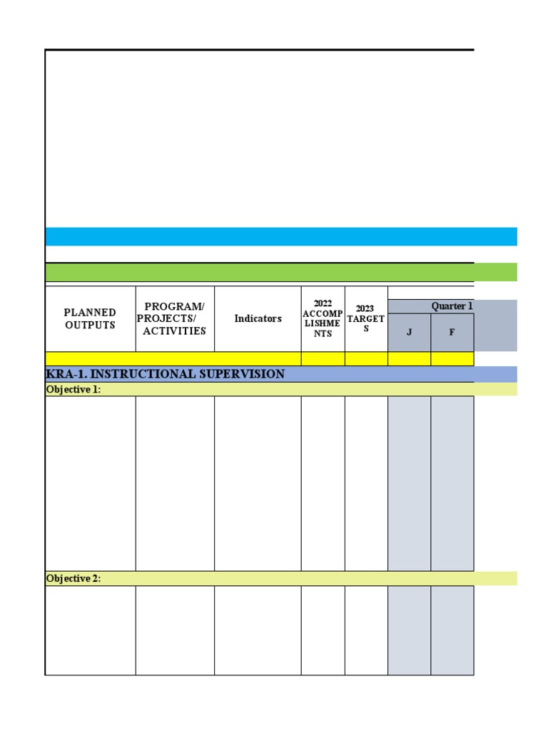 2023 WFP Template | PDF | Business
