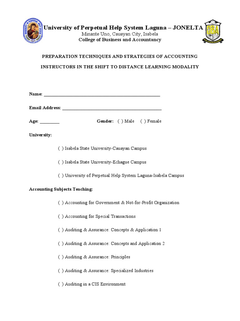 Survey Final | Download Free PDF | Accounting | Distance Education