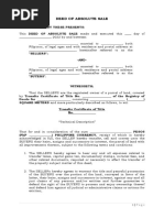 SAMPLE Boundary Line Agreement | PDF | Land Lot | Private Law