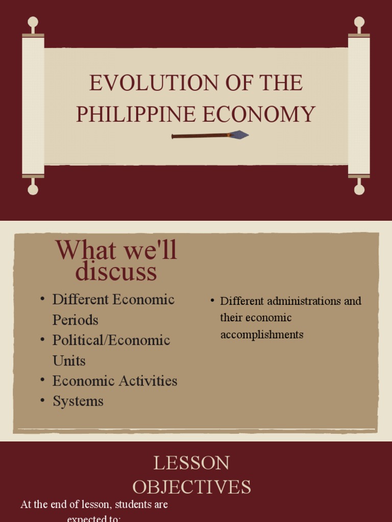 Evolution of The Philippine Economy Final | PDF