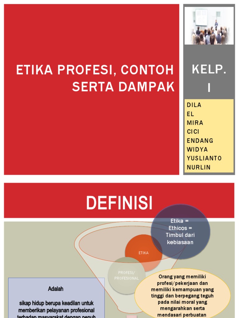 Etika Profesi, Contoh Serta Dampak | PDF