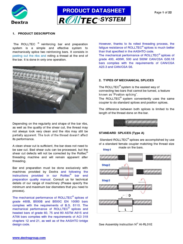 Rolltec Product Datasheet - PDS030-E Rev 10 | PDF | Strength Of ...
