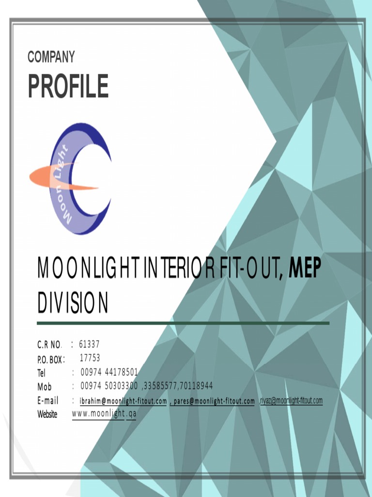 Moonlight Fit-Out Company Profile | PDF | Quality Management | Employment