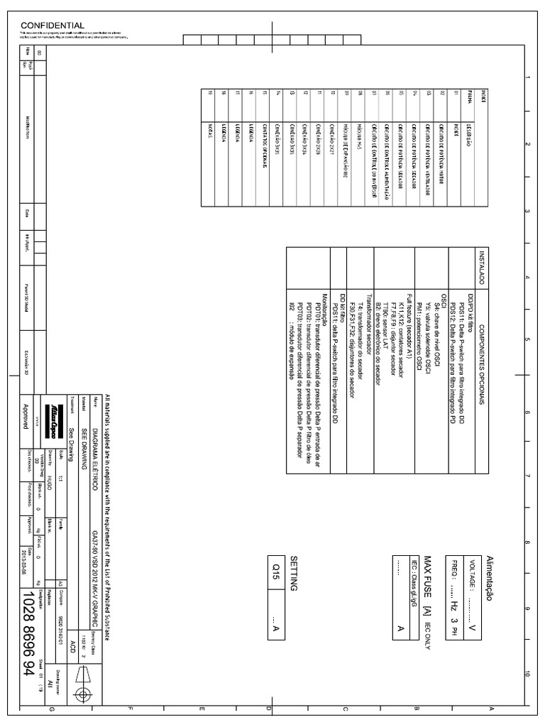 0208 - Diagrama GA 55 VSD GA 90 VSD MK5 Graphic | PDF