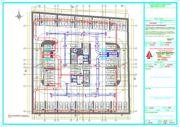 Mv-04 2nd Basement Floor Plan | PDF | Safety