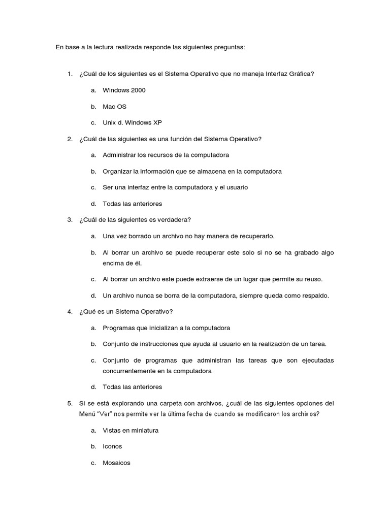 Cuestionario 1 A o Cens N 452 Actv N 1 | PDF | Archivo de computadora ... Cuestionario 1 A o Cens N 452 Actv N 1 | PDF | Archivo de computadora ...