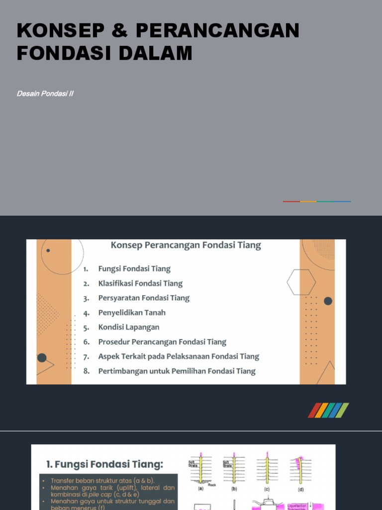2b. Perancangan Fondasi Dalam_Tahanan Selimut_Tahanan Ujung | PDF