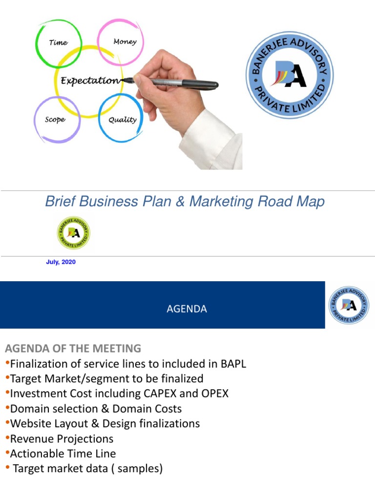 BAPL Business Plan & Marketing Road Map | PDF | Corporations | Business ...