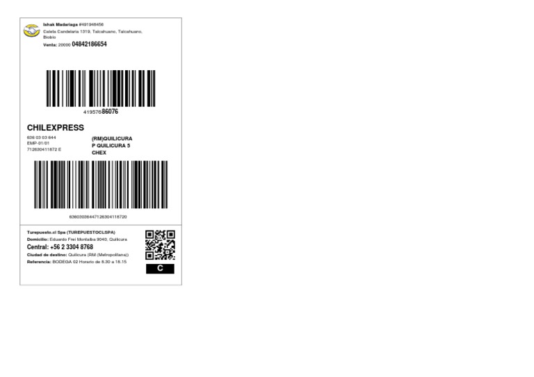 Shipment Labels 230111092235 | PDF