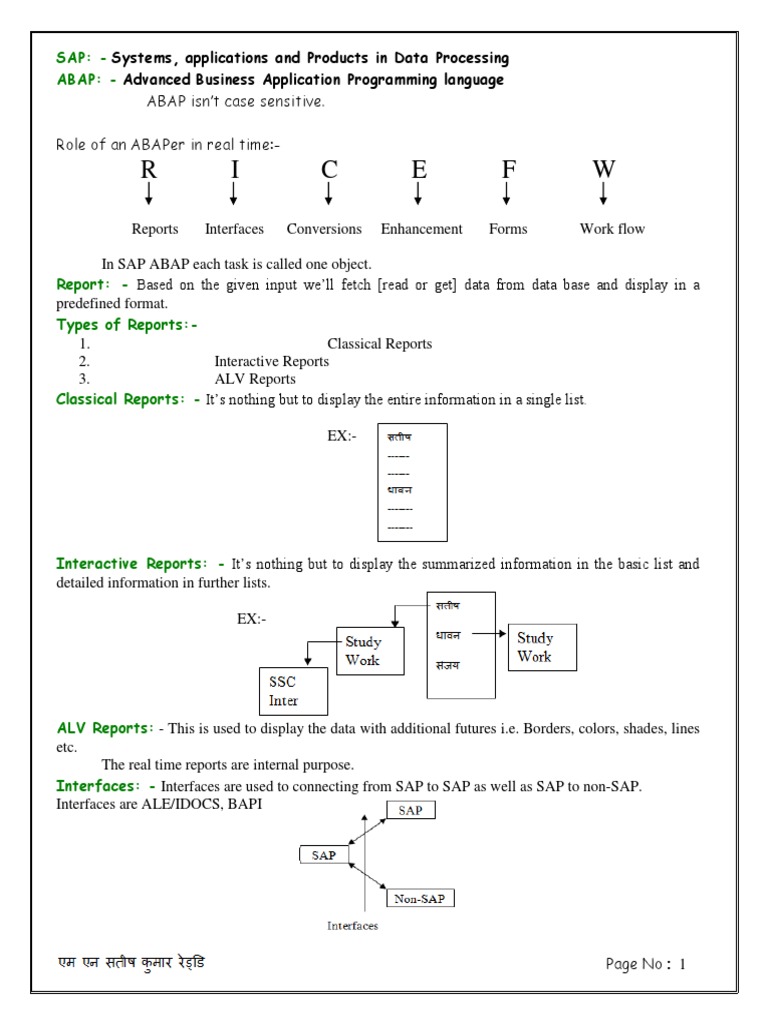 SAP Systems Applications and Products in | PDF | Computers