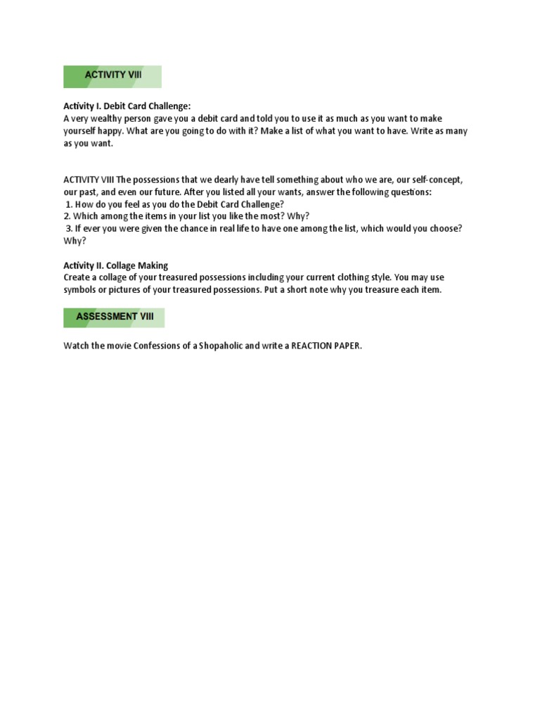 UTS Assessment 8 | PDF | Career & Growth | Self-Improvement