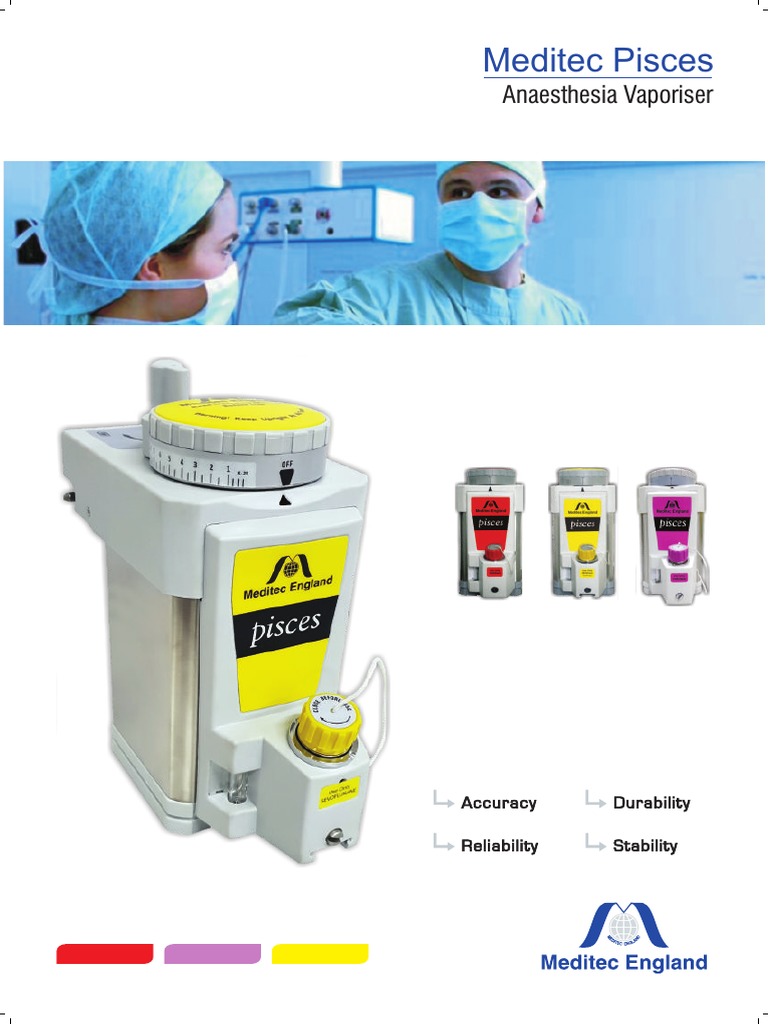 Anaesthesia Vaporisers | PDF | Equipment