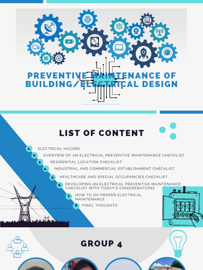 Preventive Maintenance of A Building and Electrical Design | PDF ...