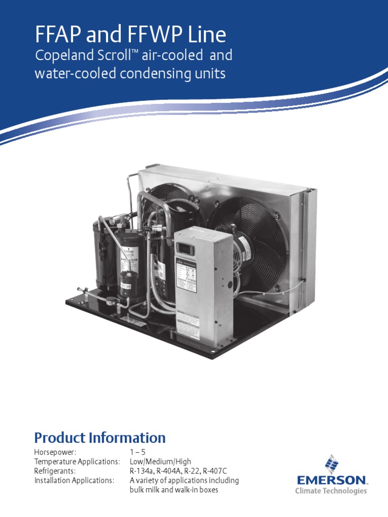 Copeland Ffap | PDF | Electric Motor | Physical Sciences