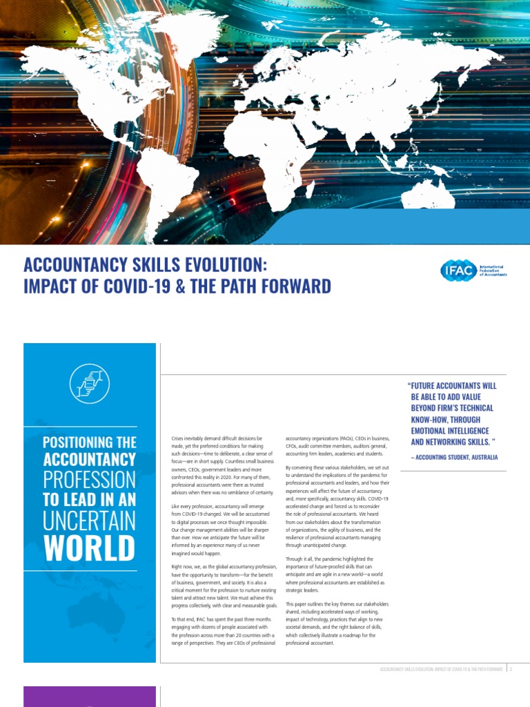 IFAC Accountancy Skills Evolution | PDF | Sustainability | Accounting