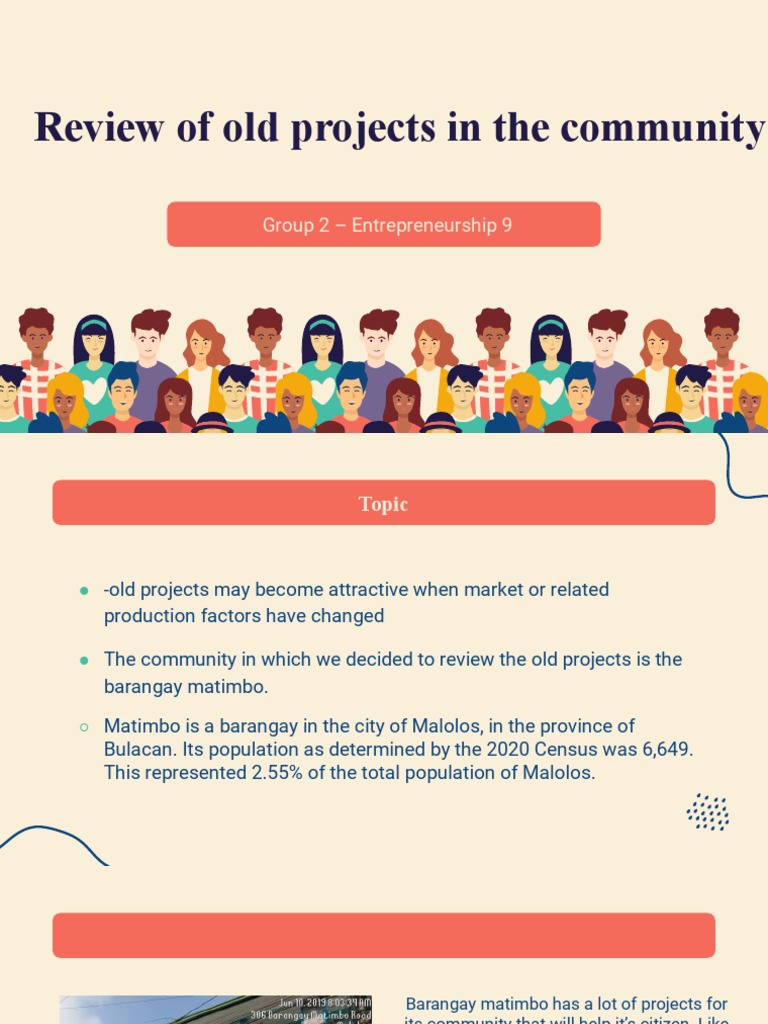 Community Service Project Proposal Infographics | PDF