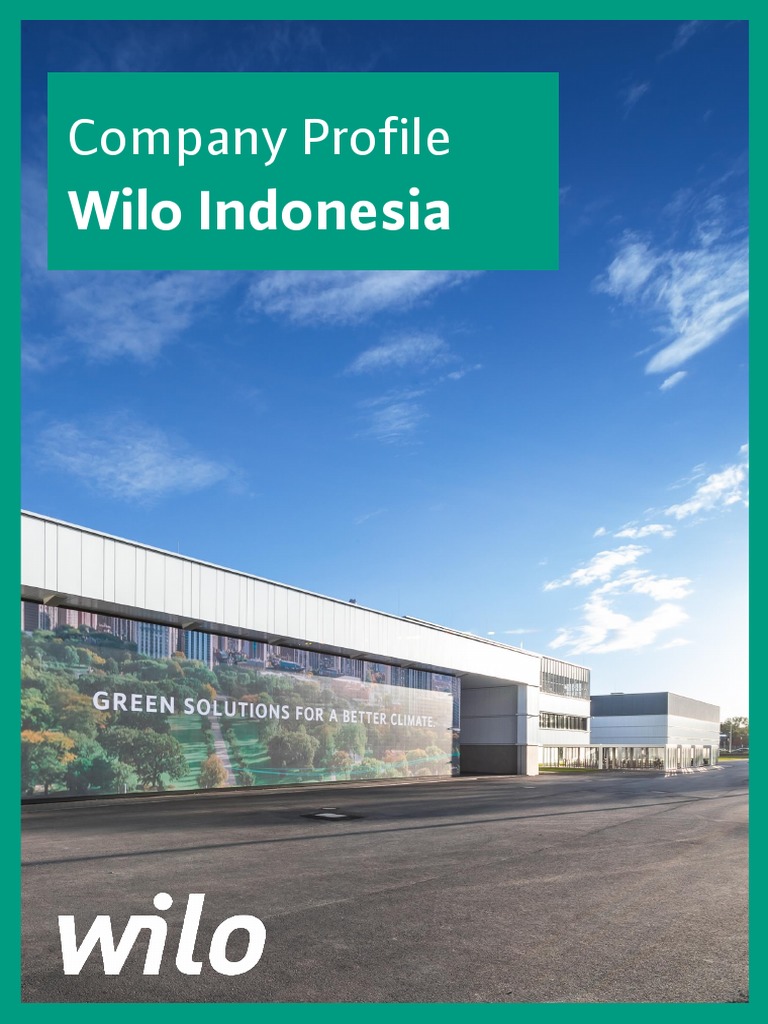Wilo Pumps Indonesia Company Overview | PDF | Pump | Sustainability
