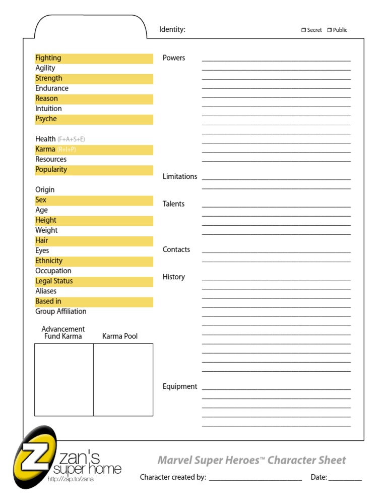Character Sheet | PDF
