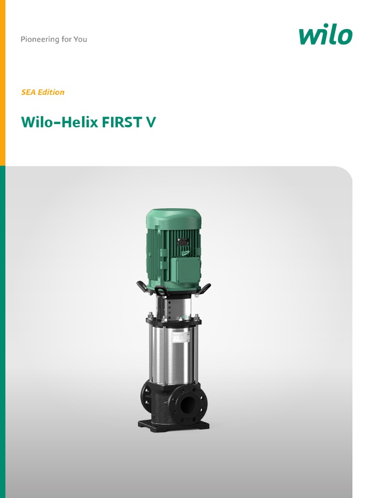 Wilo Helix First 50hz Indonesia | PDF | Pump | Applied And Interdisciplinary Physics